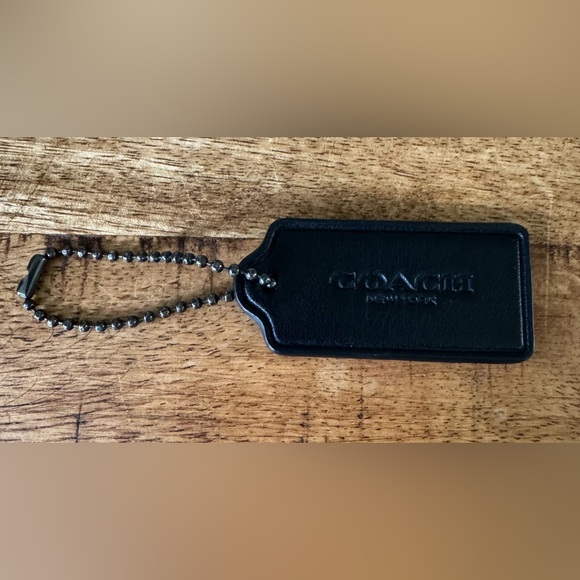 Coach | Bags | Coach Black Leather Replacement Hangtag | Poshmark